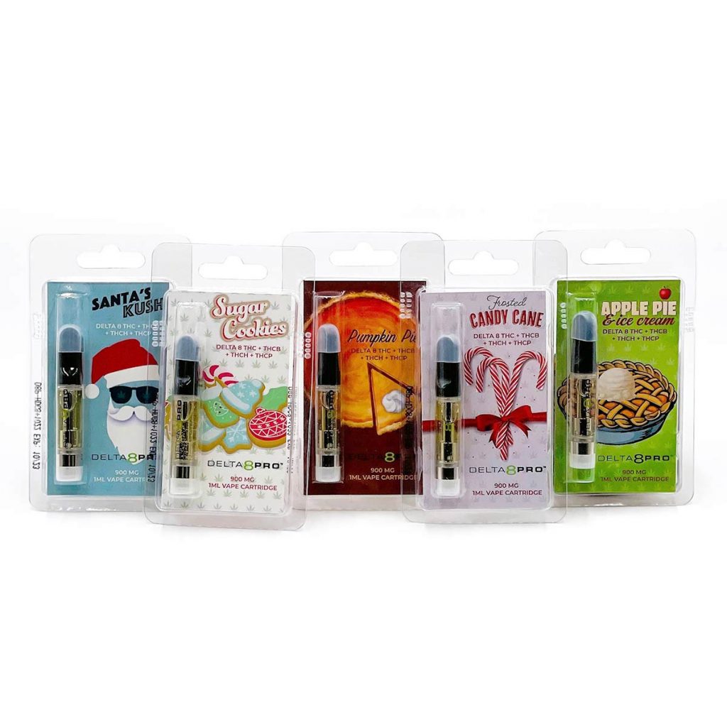 Delta 8 Pro™ 1ml Holiday Vape Cartridge Δ8 Thc B Thc H Thc P 5